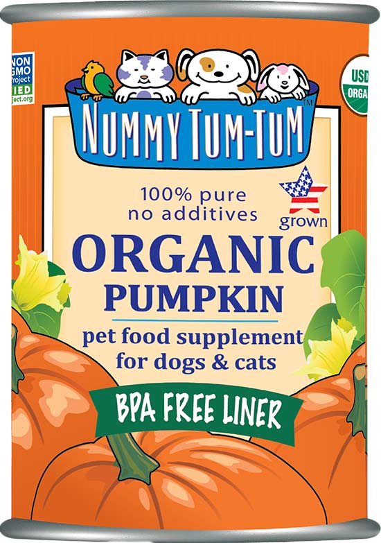 Nummy Tum Tum Organic Pumpkin Pet Food Supplement for Dogs & Cats ...