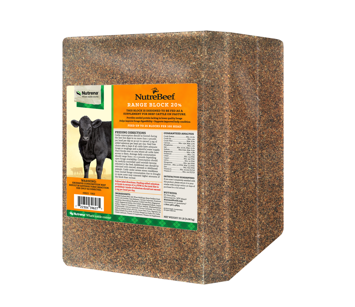 Nutrena® NutreBeef® Range Block 20% - Tucson, AZ - Arizona Feed Country ...