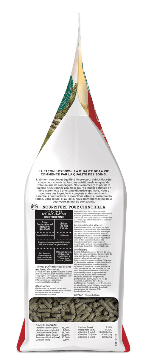 Oxbow Essentials - Chinchilla Food - Tucson, AZ - Arizona Feed Country ...