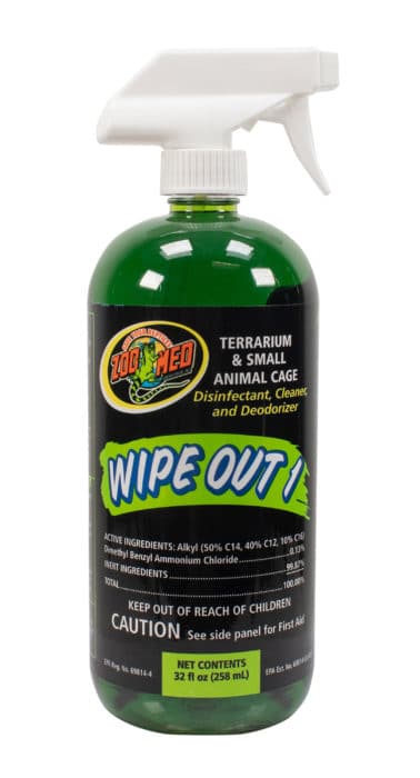 Zoo Med Wipe Out 1 Small Animal & Reptile Terrarium Cleaner ...