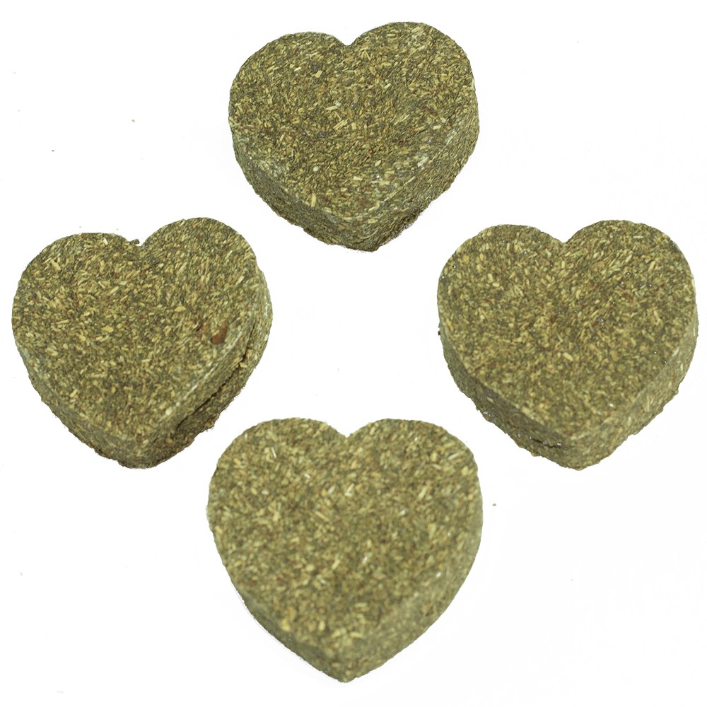A & E Cage 4 Piece Heart Hay Chew Bites for Small Animal - Tucson, AZ ...