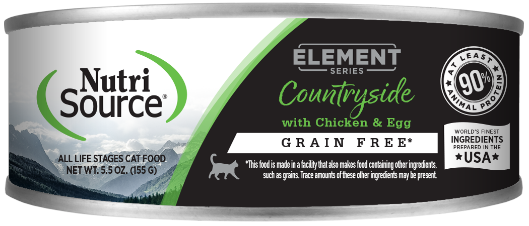 NutriSource® Countryside Grain Free Chicken & Egg Blend Canned Cat Food ...